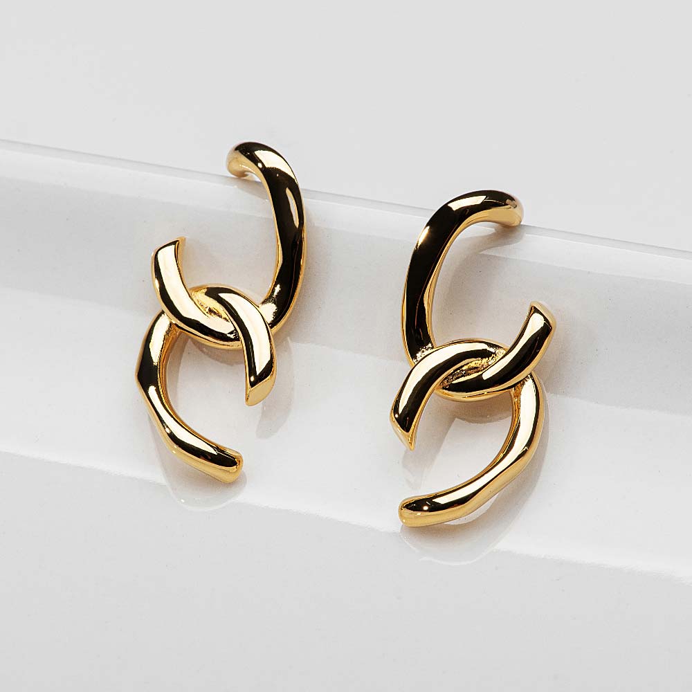925 silver chain earring (celebrity style) wearing Jennie | jennyreve